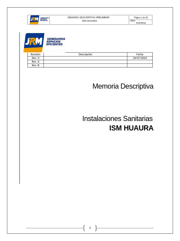 Memoria Descriptiva IISS | PDF