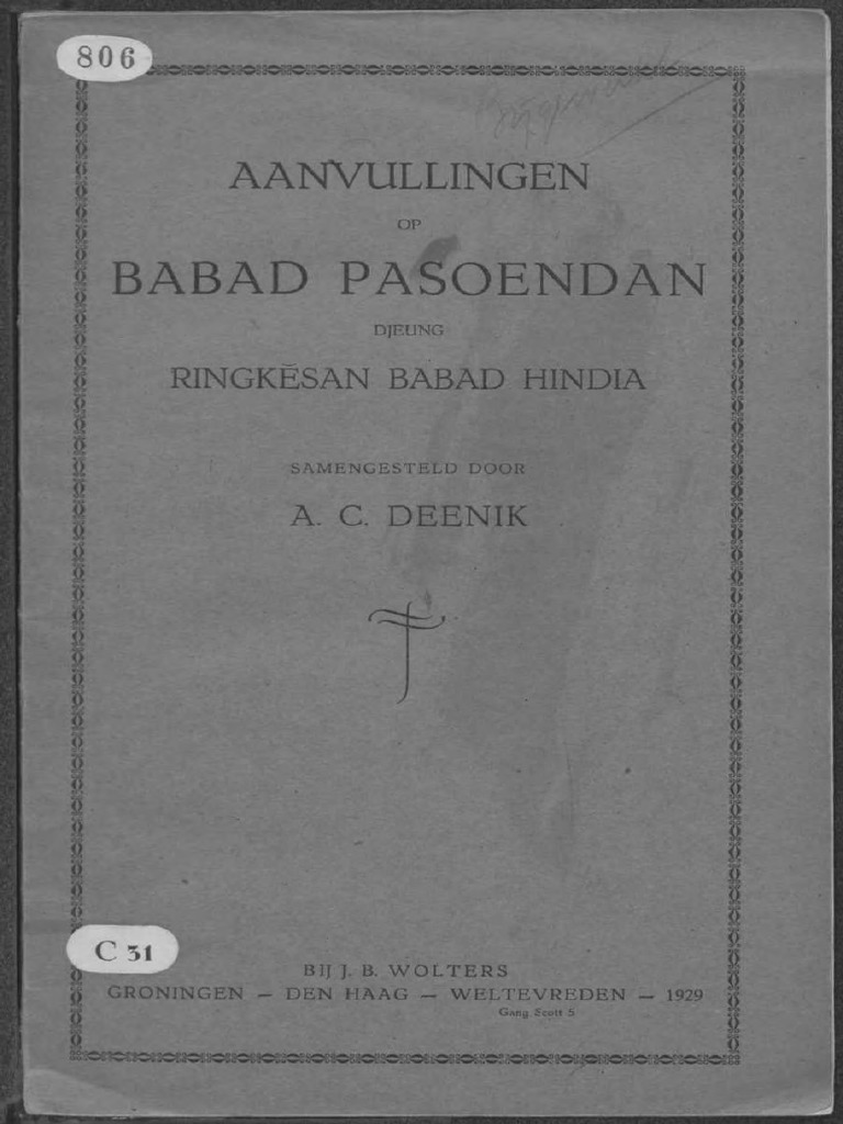 Babad Pasundan | PDF