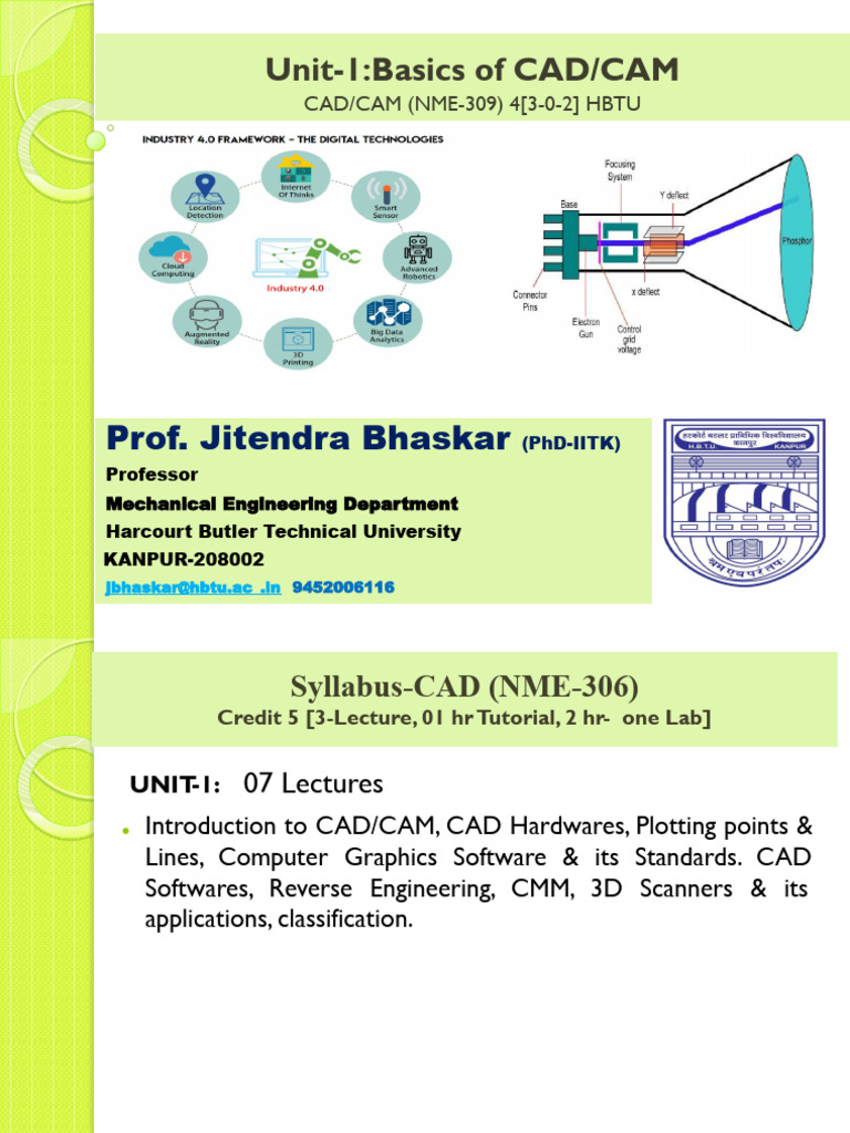 Unit-1 CAD - CAM | PDF