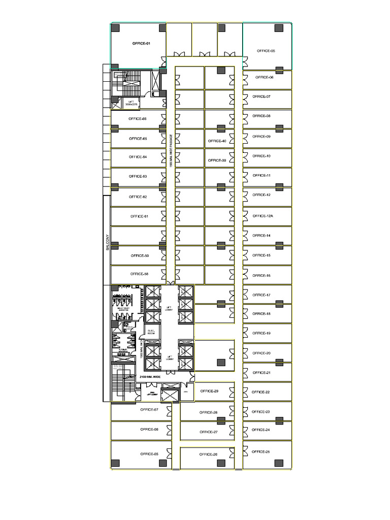Fifteenth Floor Plan Tower A | PDF