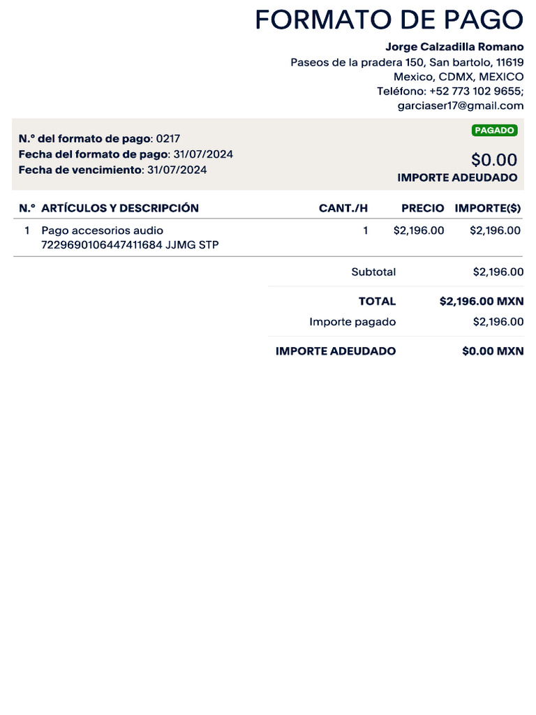 Invoice - 0217 | PDF