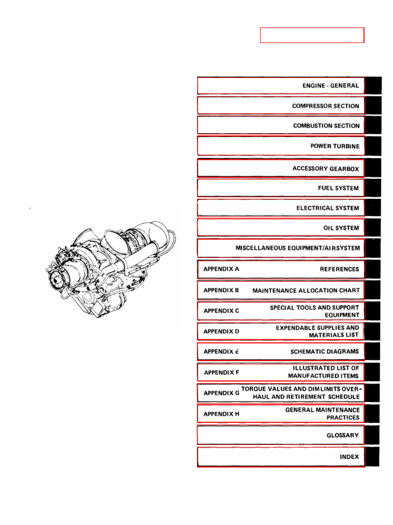 T-63 Allison 250 Turbine Engine Manual | PDF | Solvent | Lead