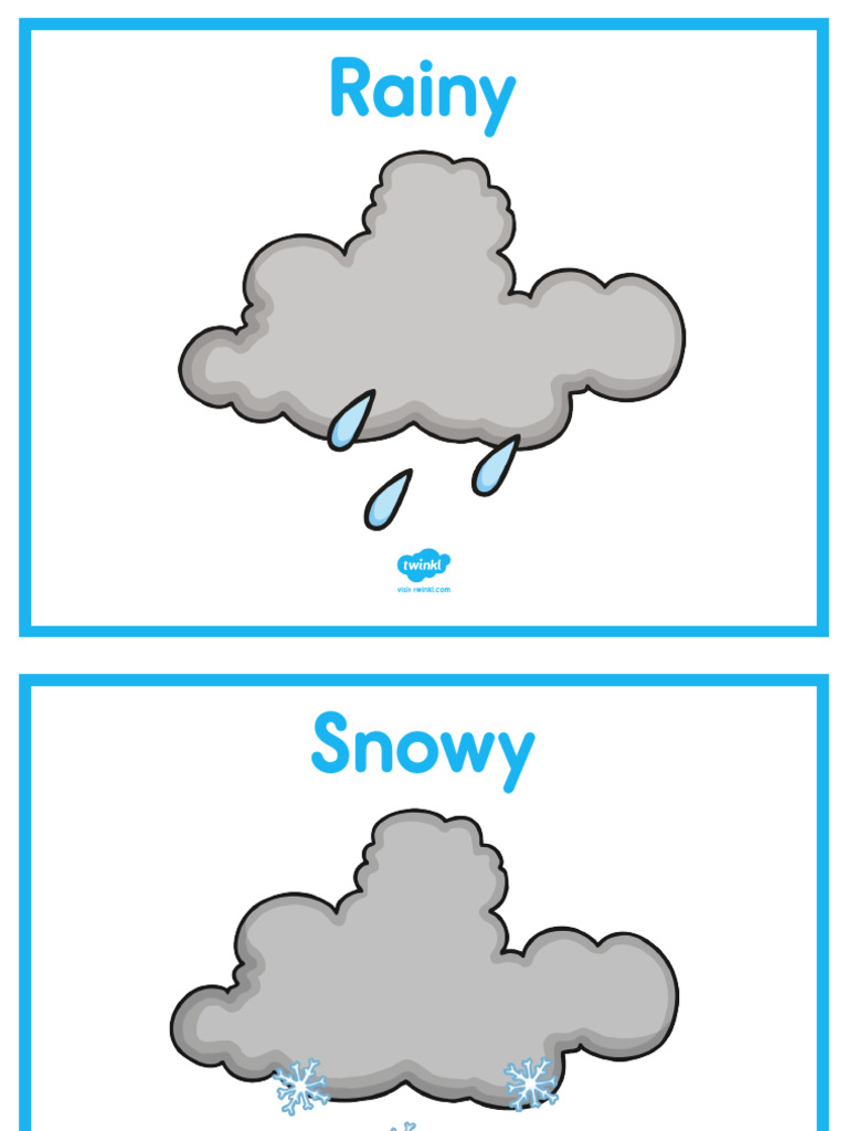 Color Weather and Clothes Sorting Activity | PDF