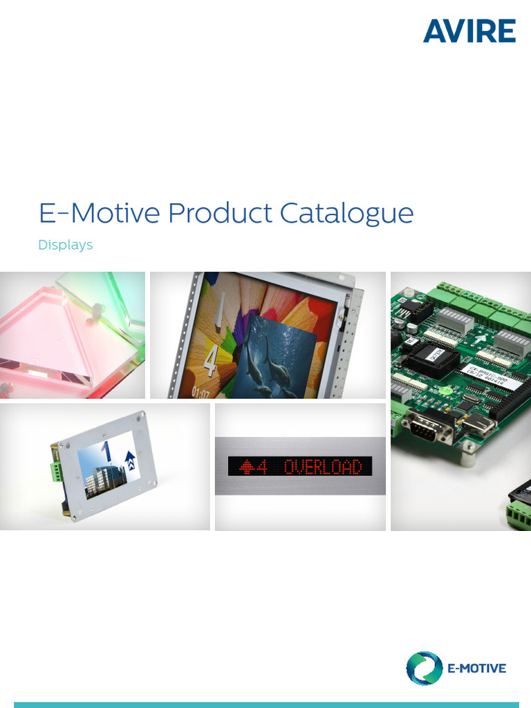 Avire E-Motive Product Overview | PDF | Backlight | Computer Network