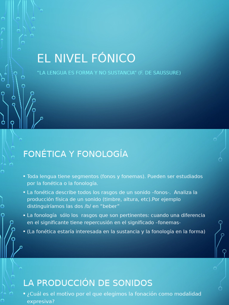 Fonetica y Fonolog Sistema de La Lengua Autoguardado | PDF