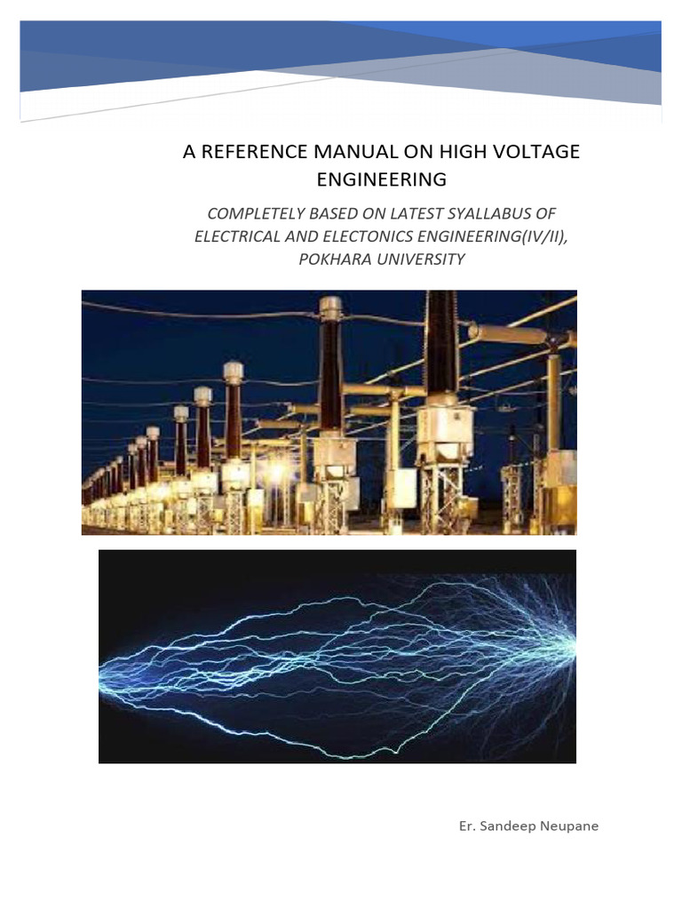 High Voltage Engineering Pokhara University - 034114 | PDF