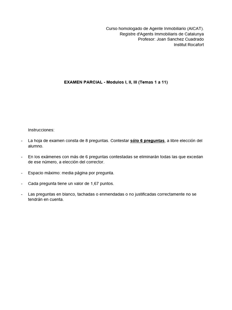 Aicat 1PP Mod F | PDF