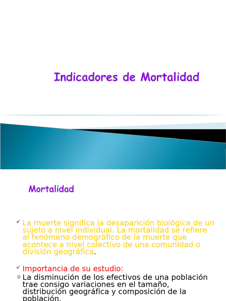 Avpp Mortalidad | PDF