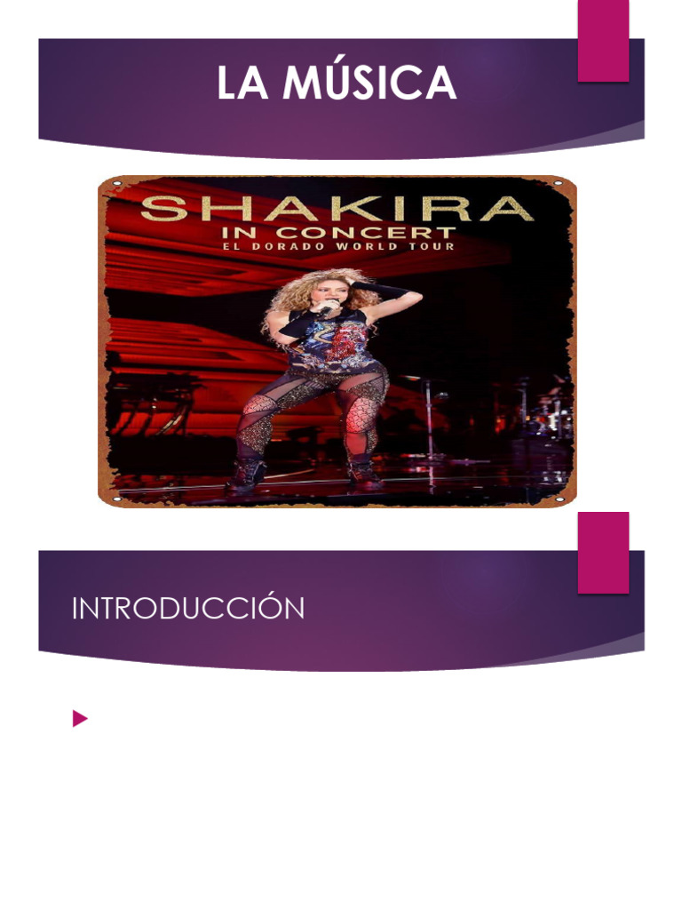 LA MÃ SICA PRESENTACIÃ N ELENY S V | PDF