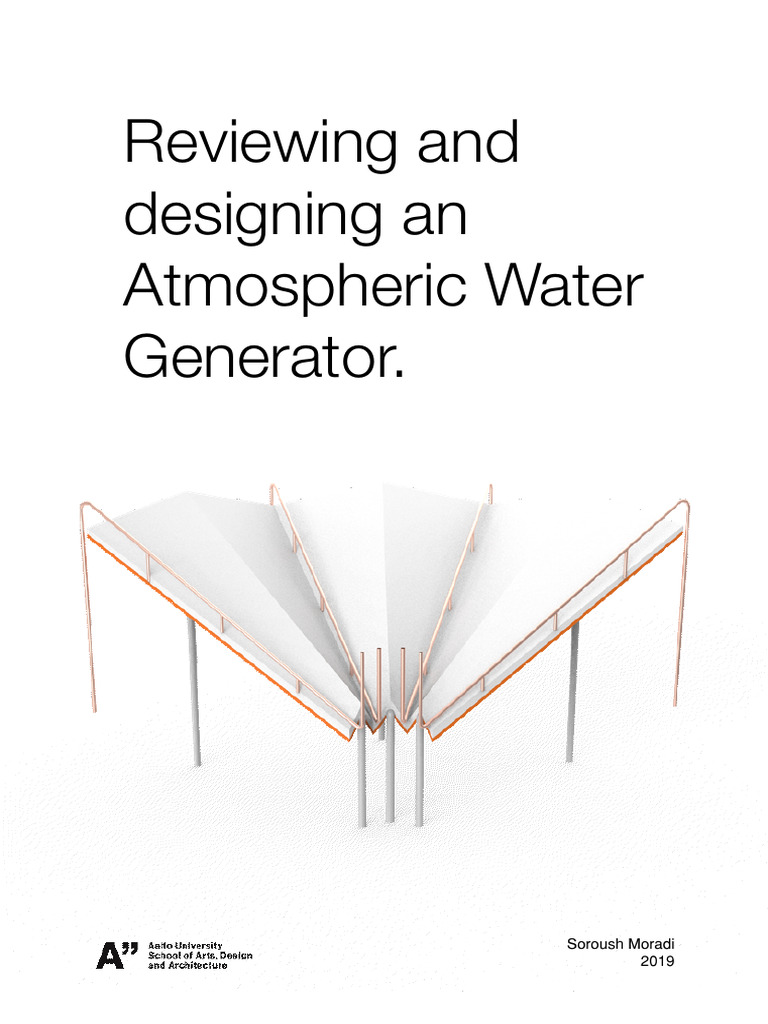 Design An Atmospheric Water Generator - 2019 | PDF