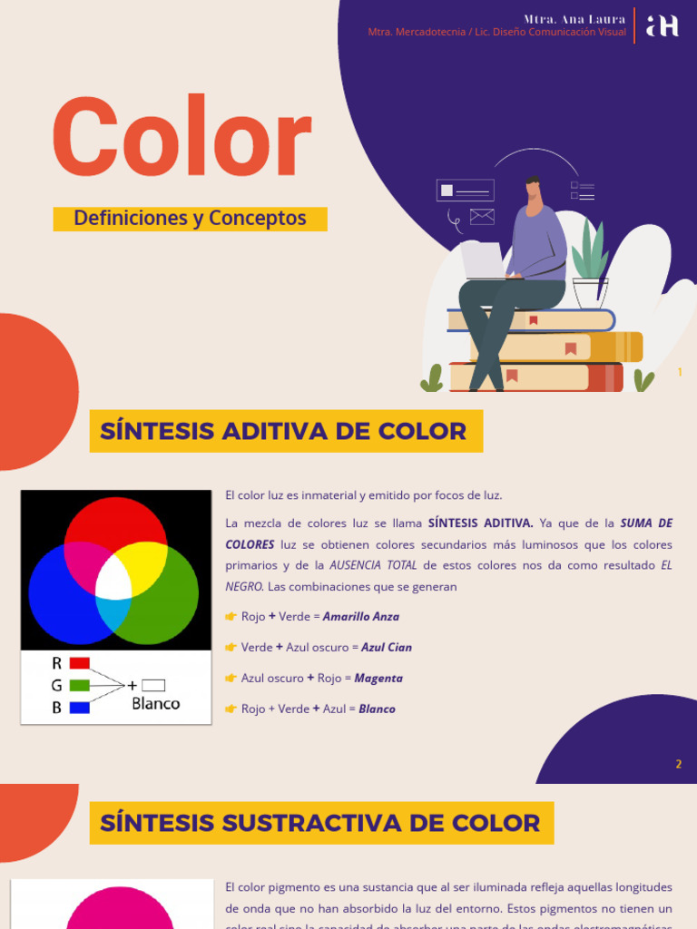 Síntesis y Propiedades del Color | PDF | Color | Artes del Lenguaje y ...