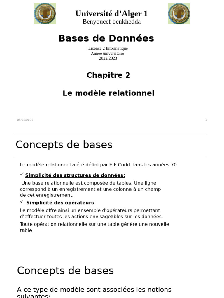 Chapitre 2 | PDF