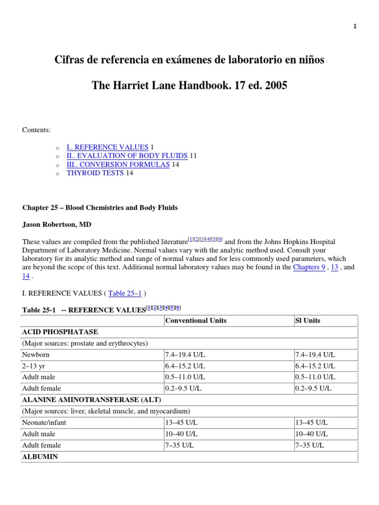 Cifras de Refer en CIA de Laboratorio.harriet Lane | Hyperthyroidism ...