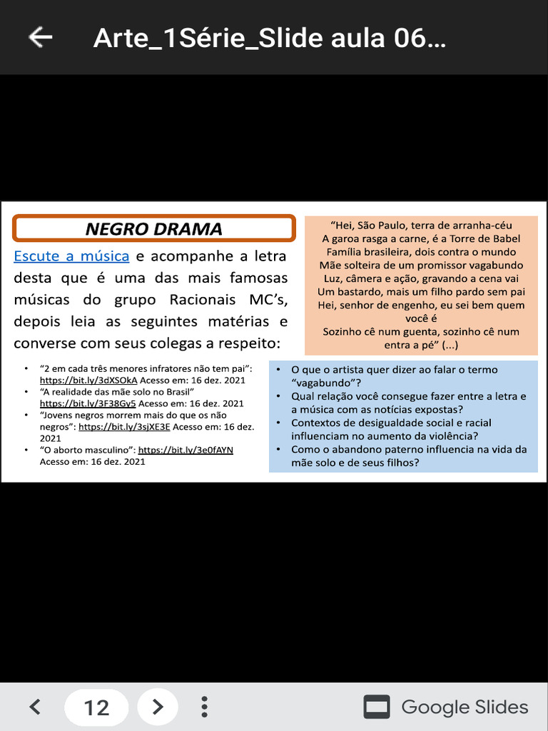 Arte - 1série - Slide Aula 06 - Hip-Hop e Rap No Brasil - PPTX ...