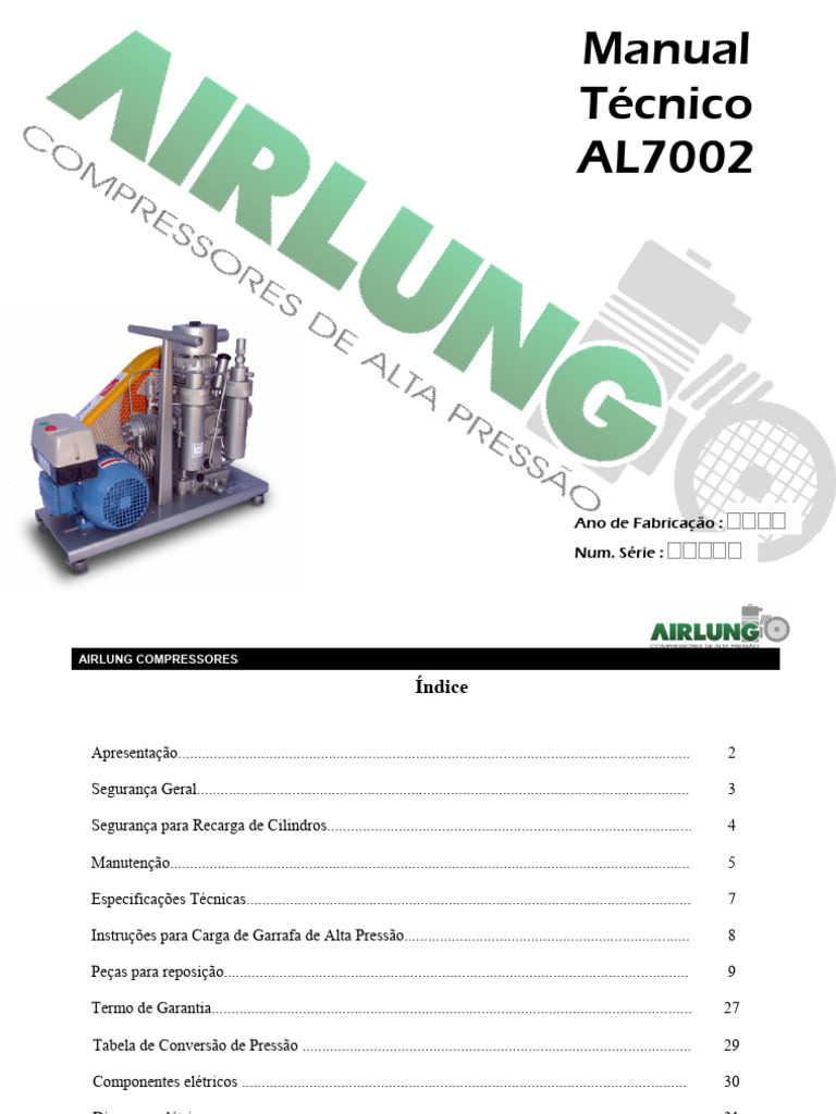 Manual Compressor AL7002 | PDF