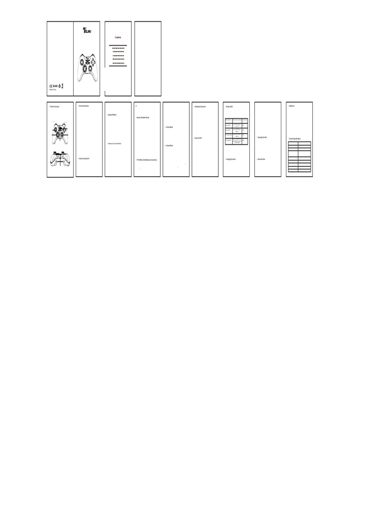 Telmu Gamepad TL-GP01 Manual (English) | PDF