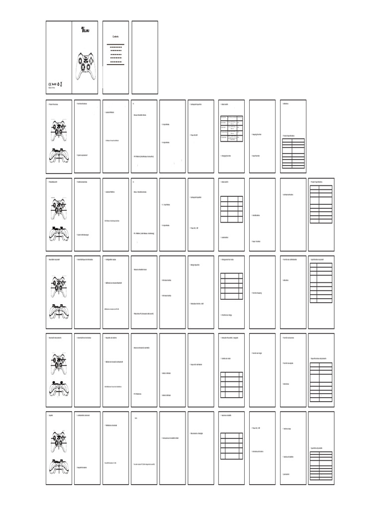 Telmu Gamepad TL-GP01 Manual (Original Multi-Language) | PDF