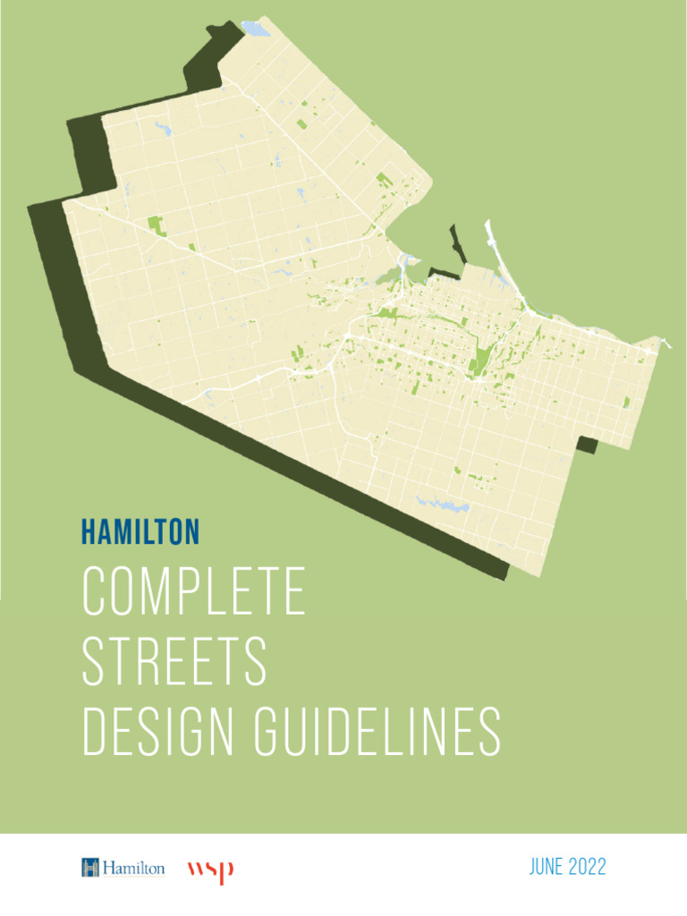 Pedpolicies Street Complete Streets Design Guidelines | PDF
