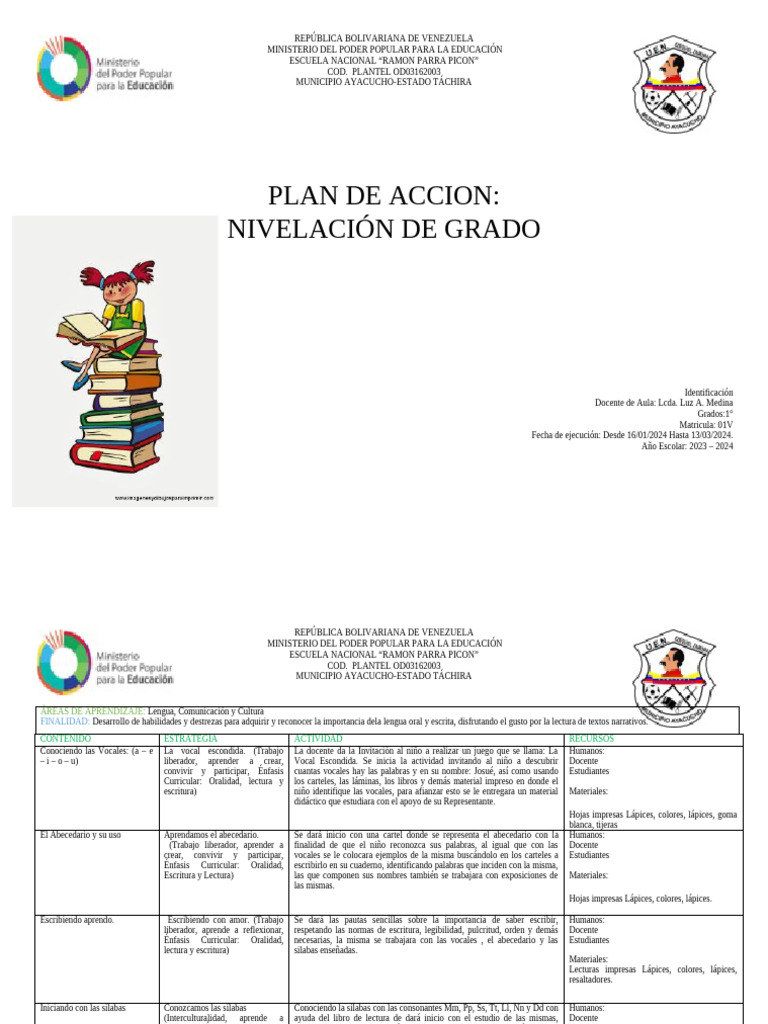 Plan de Accion | PDF