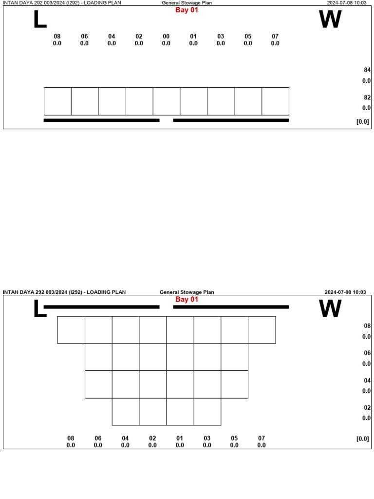 1#bayplan Load Intan Daya 292 V.03W24 Idjkt45 | PDF