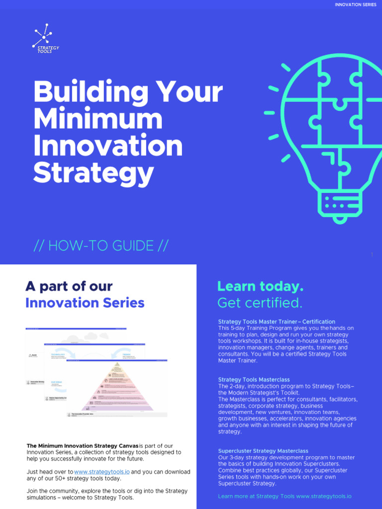 MinimumInnovationStrategyGuidebook 200430 224032 | PDF