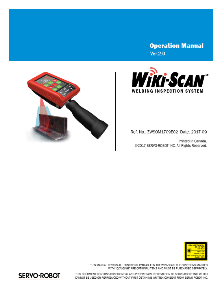 WiKi-SCAN Operation Manual V2.0 English | PDF