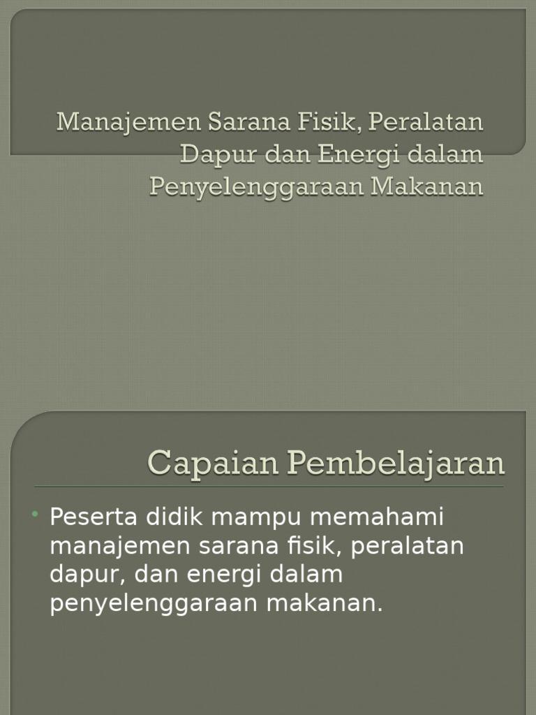 Man Dapur | PDF