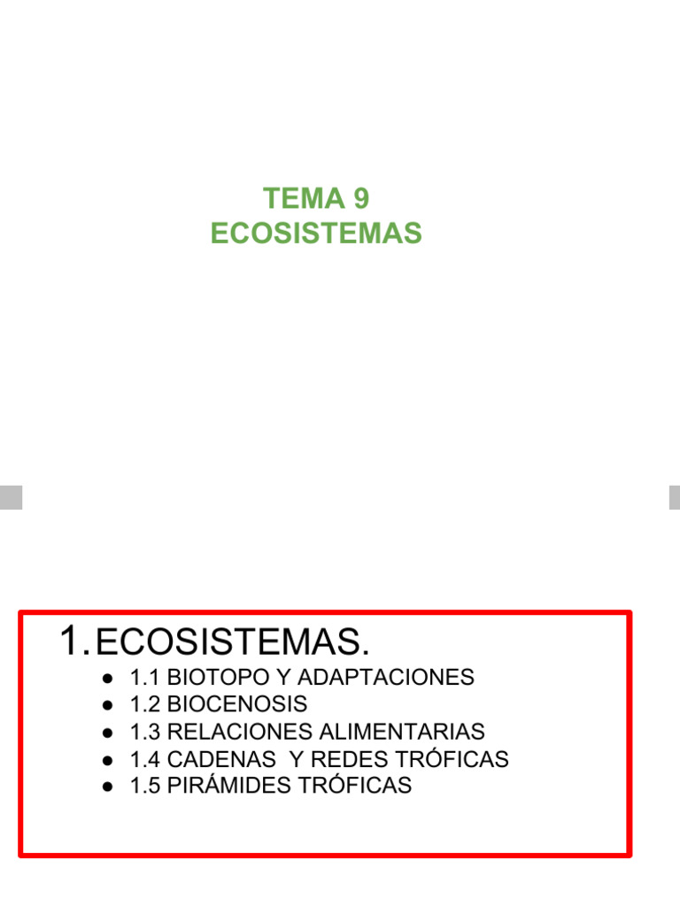 T9 ECOSISTEMAS - Presentación | PDF