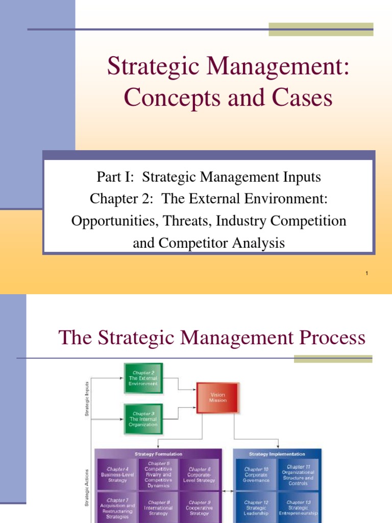 Strategic Management: Concepts and Cases | PDF | Competition ...