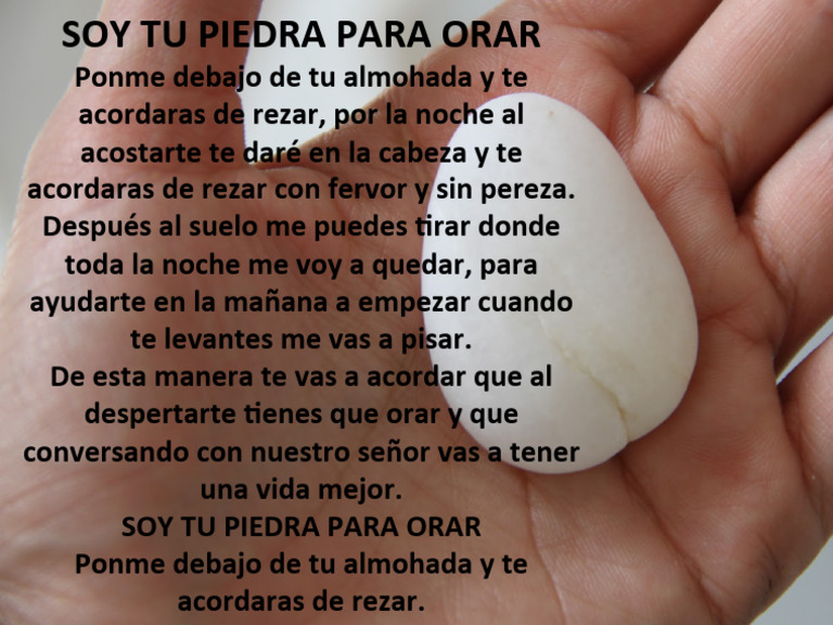 Soy Tu Piedra para Orar 1 | PDF