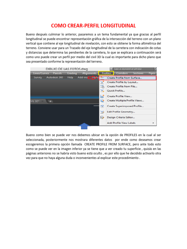 MANUAL DE AUTOCAD CIVIL PARTE VI | PDF