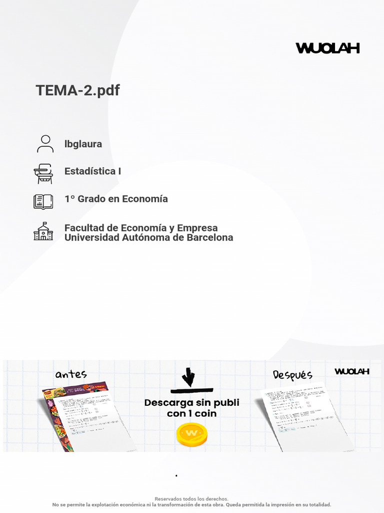 Wuolah Free TEMA 2 2 | PDF