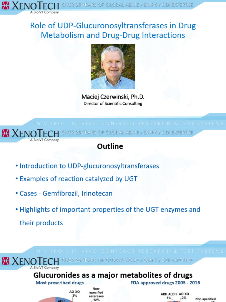 XenoTech - Role of UDP Glucuronosyltransferases UGTs in Drug Metabolism ...
