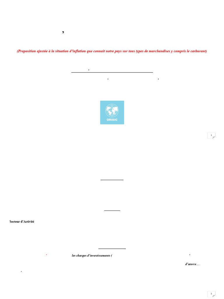 Projet D'élevage de Poulet de Chair | PDF