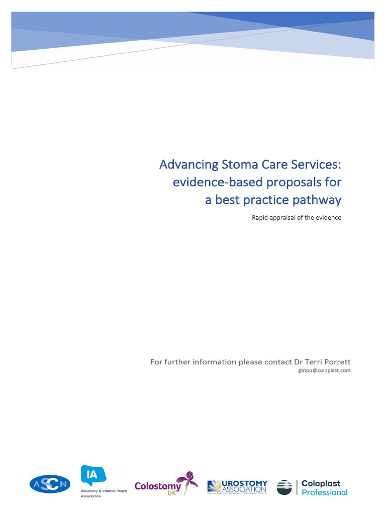 Advancing Stoma Care Services - Evidence-Based Proposals For A Best ...