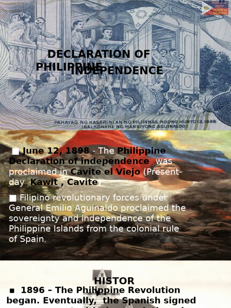Declaration of Philippine Independence | PDF