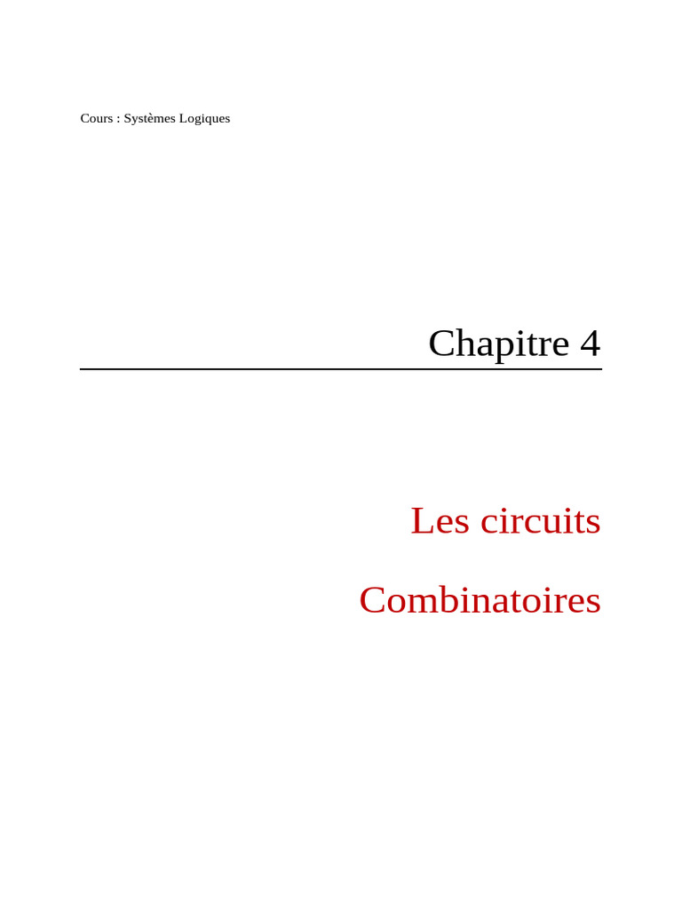 Chapitre4 SL 050744 | PDF