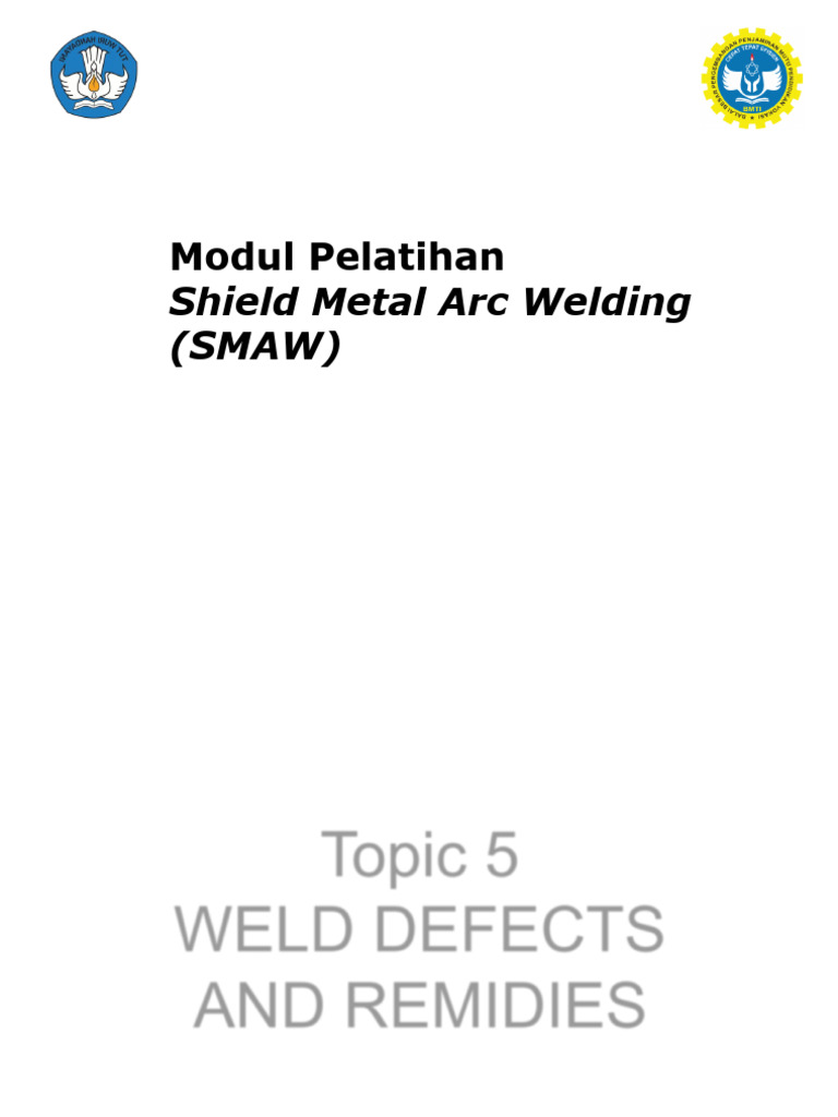 Smaw 5 (Welding Defect | PDF