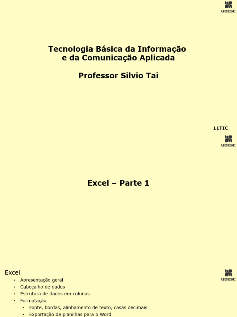 Excel 1 | PDF