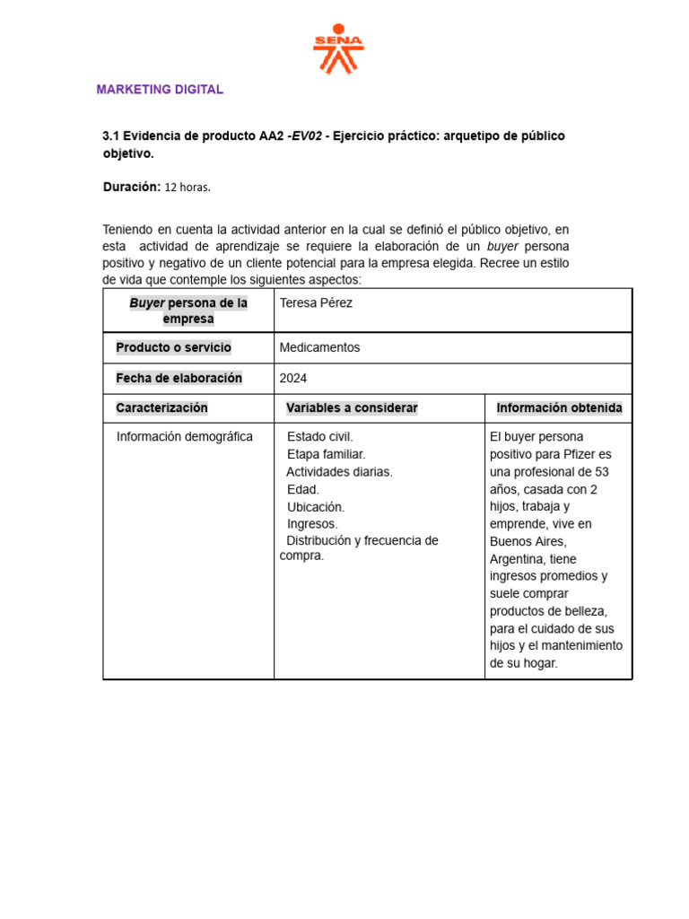 Actividad 2 - Ejercicio Práctico Arquetipo | PDF