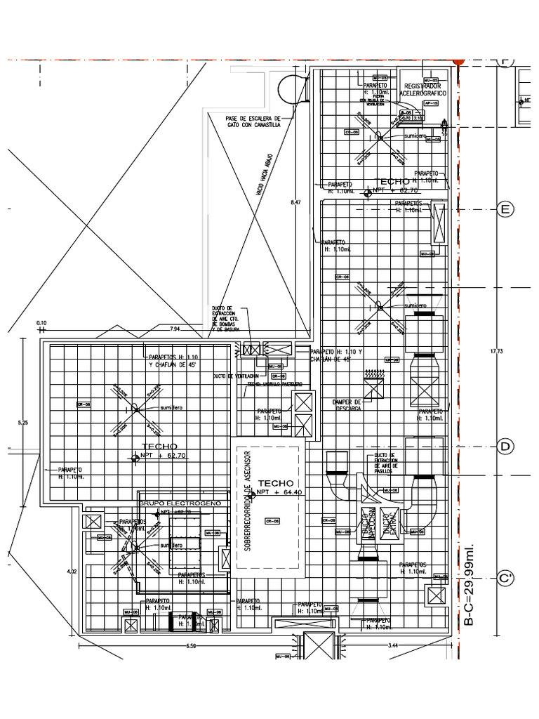 Parapatero Techo Azotea | PDF