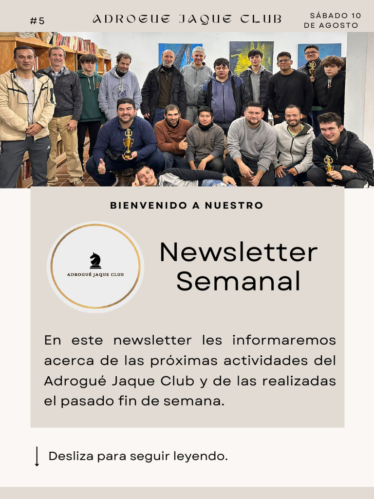 Newsletter Semanal AJC 5 | PDF