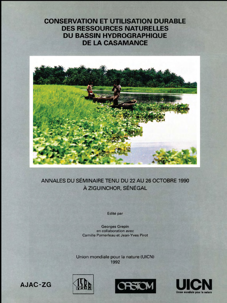 Conservation Et Utilisation Durable Des Ressources Naturelles Du Bassin ...