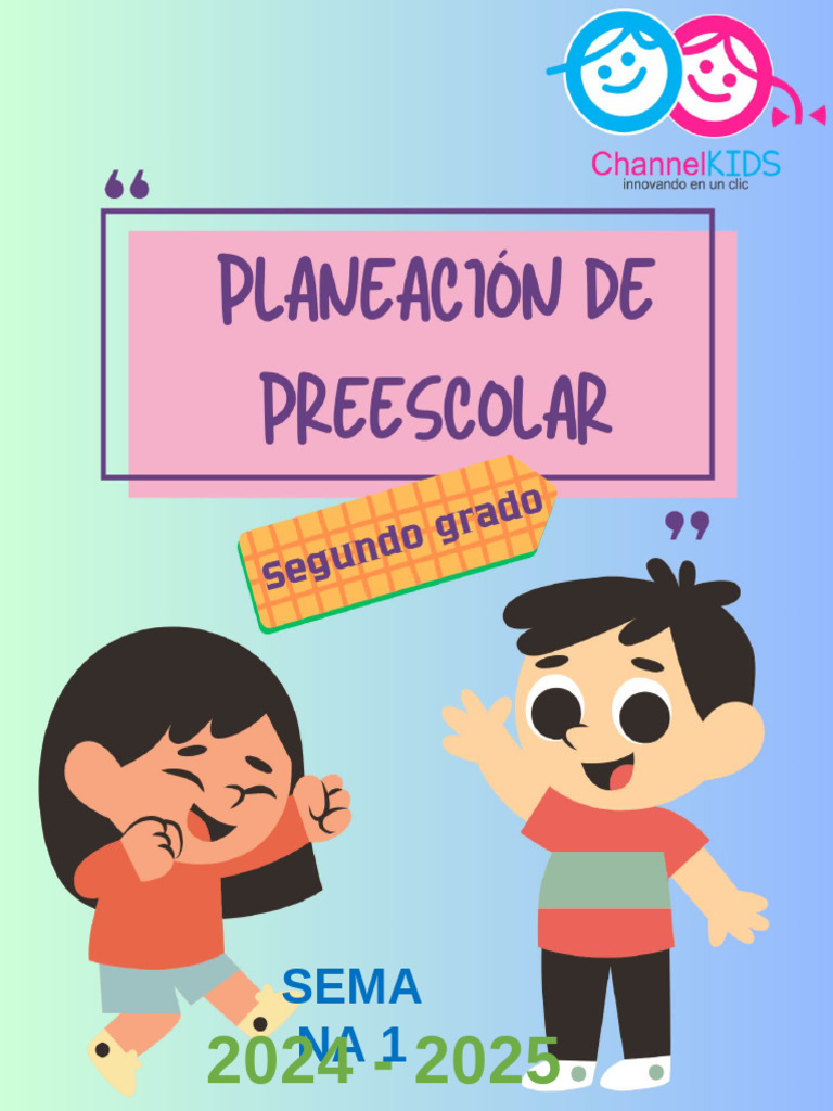Segundo Preescolar Semana 1 | PDF
