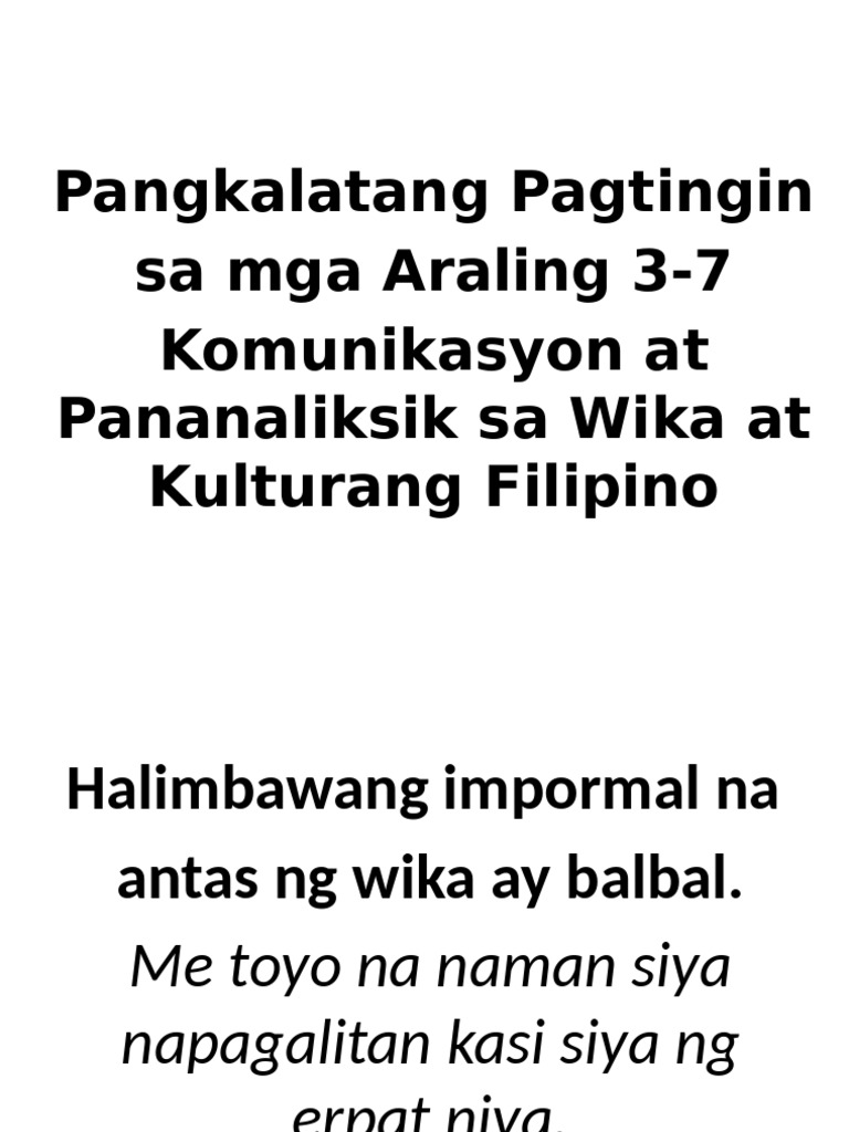 Aralin 4 7 - KPWKF | PDF