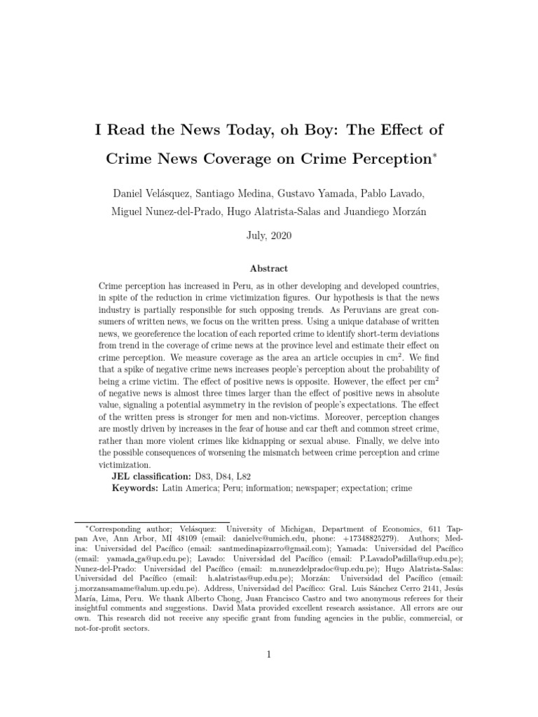 Paper Crime | PDF