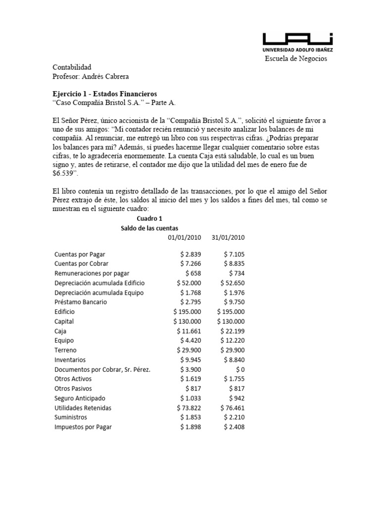 Ejercicio 3 Contabilidad | PDF | Contabilidad | Finanzas y dinero