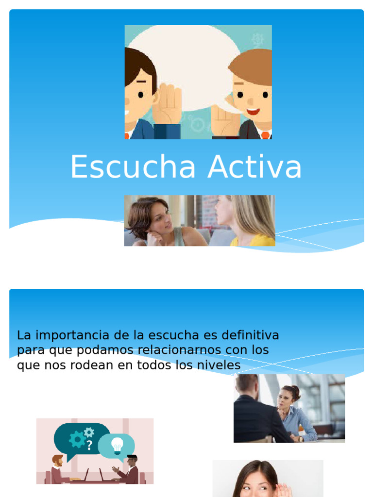 Escucha Activa Clase 1 | PDF