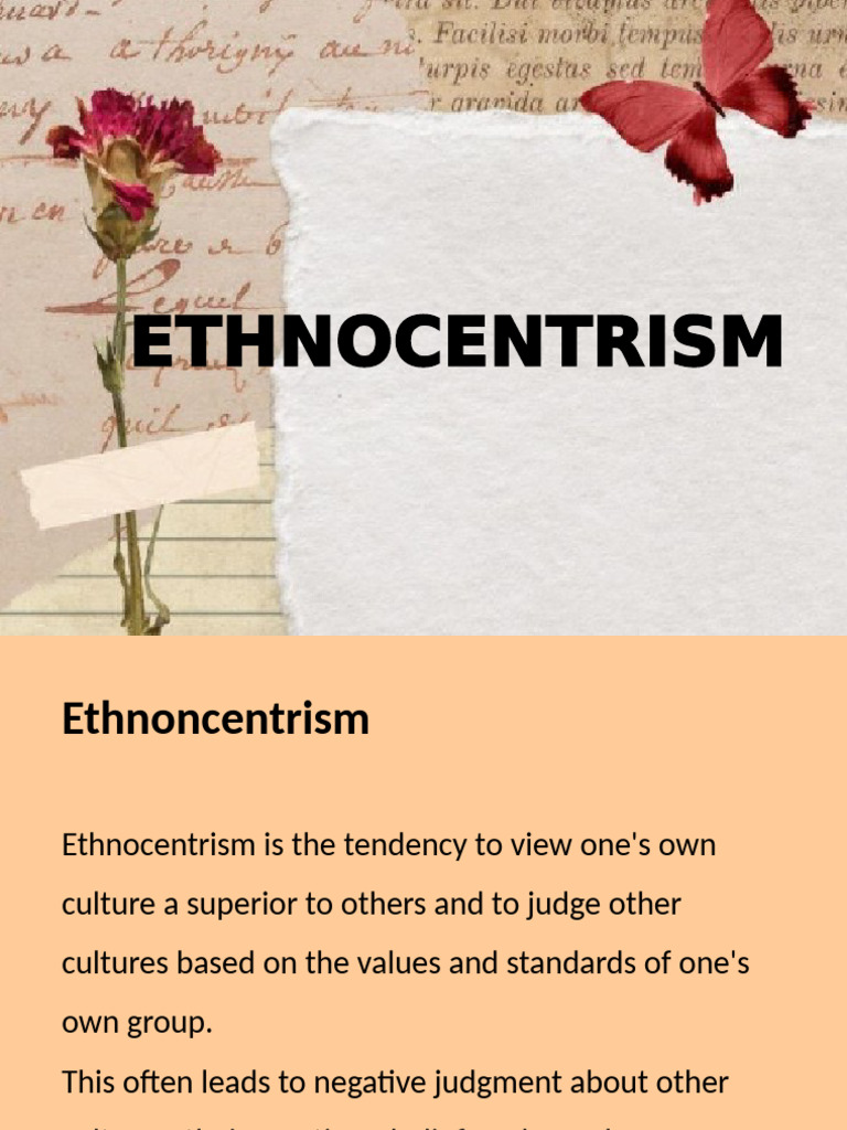 Ethnocentrism Reporting | PDF