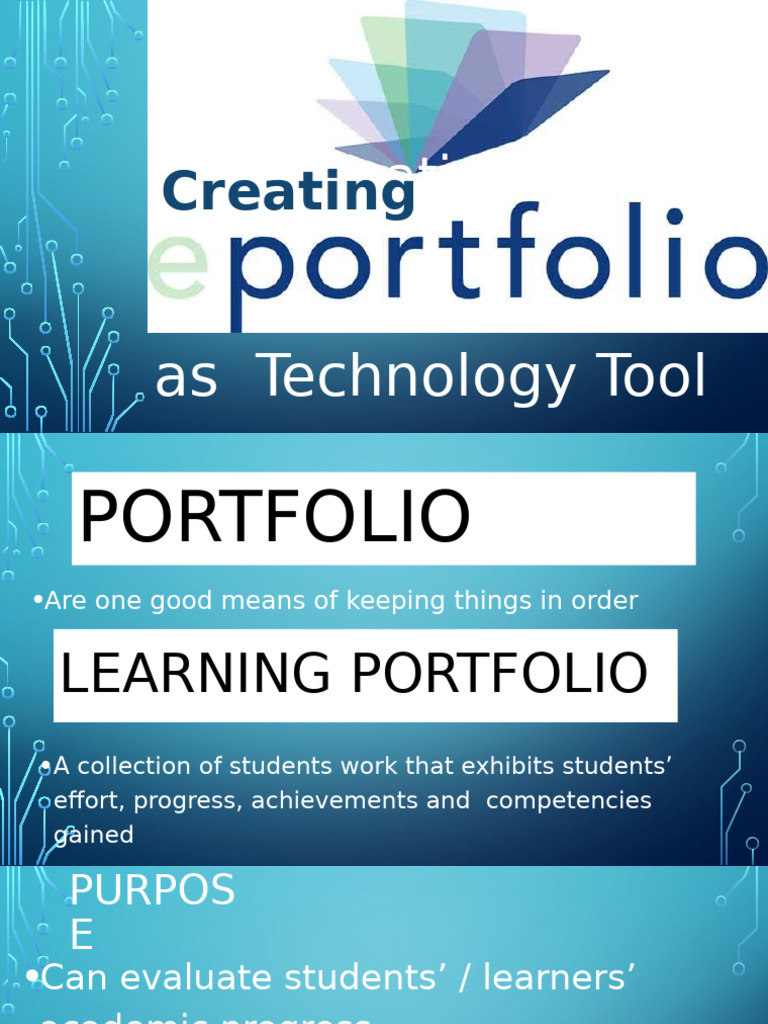 E Portfolio | PDF